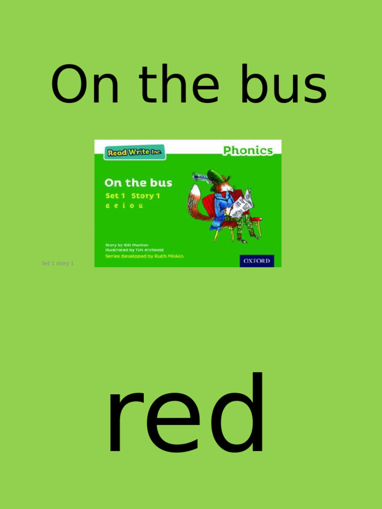 Green 1 - On The Bus | PDF | Poetry | General Fiction