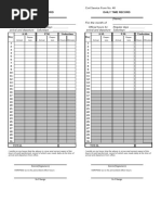CSC Form No. 48 DTR Template | PDF