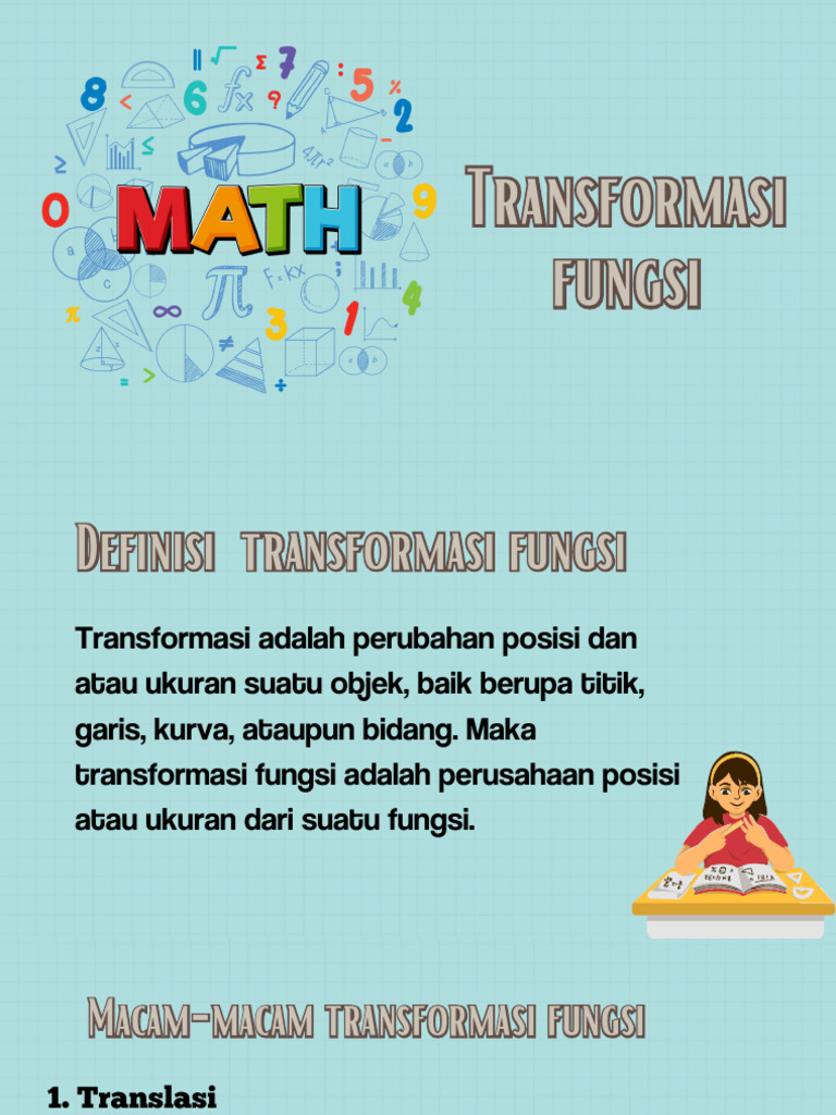 Transformasi Fungsi Kel 5 - 20241103 - 202142 - 0000 | PDF | Sains & Matematika