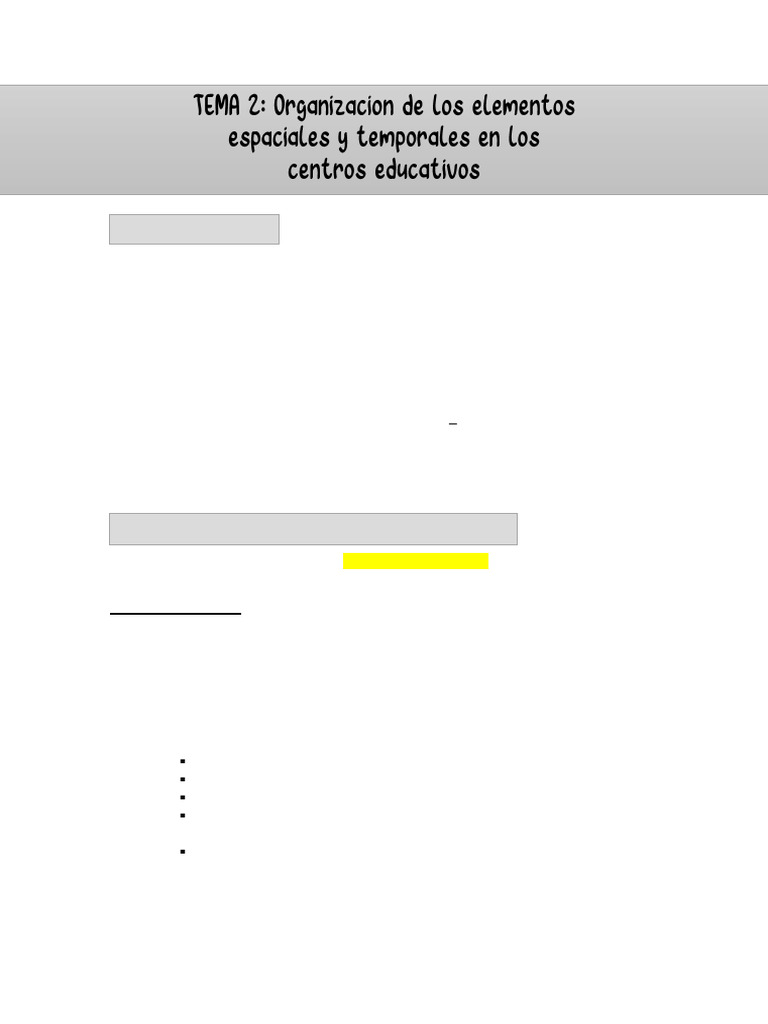 Tema 2 Oge | PDF | Maestros | Escuelas