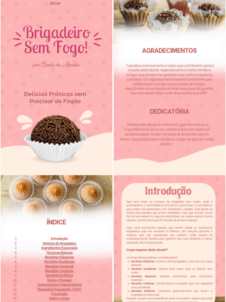 Brigadeiro Sem Fogo | PDF | Chocolate | Amendoim