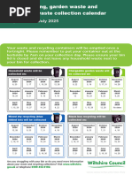 St Albans 2025 Waste Collection Calendar | PDF | Waste