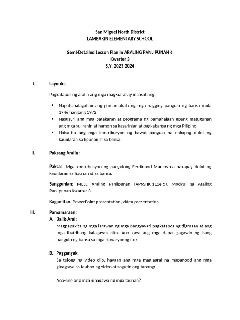 Cot Ap6 Quarter 3 Sy2023 2024 | PDF