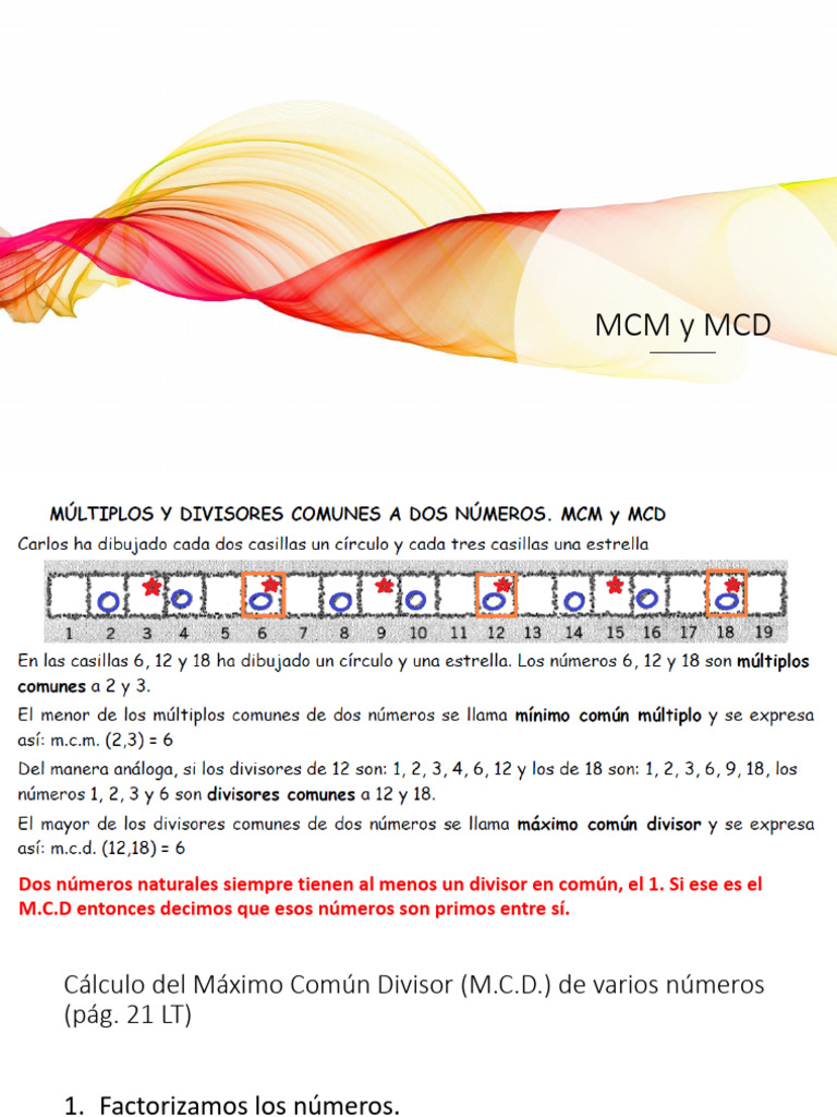 MCM y MCD | PDF