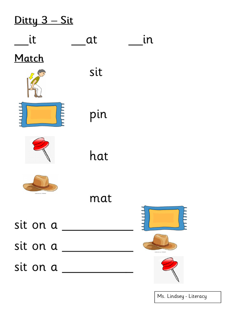 Ditty 3 Worksheet | PDF