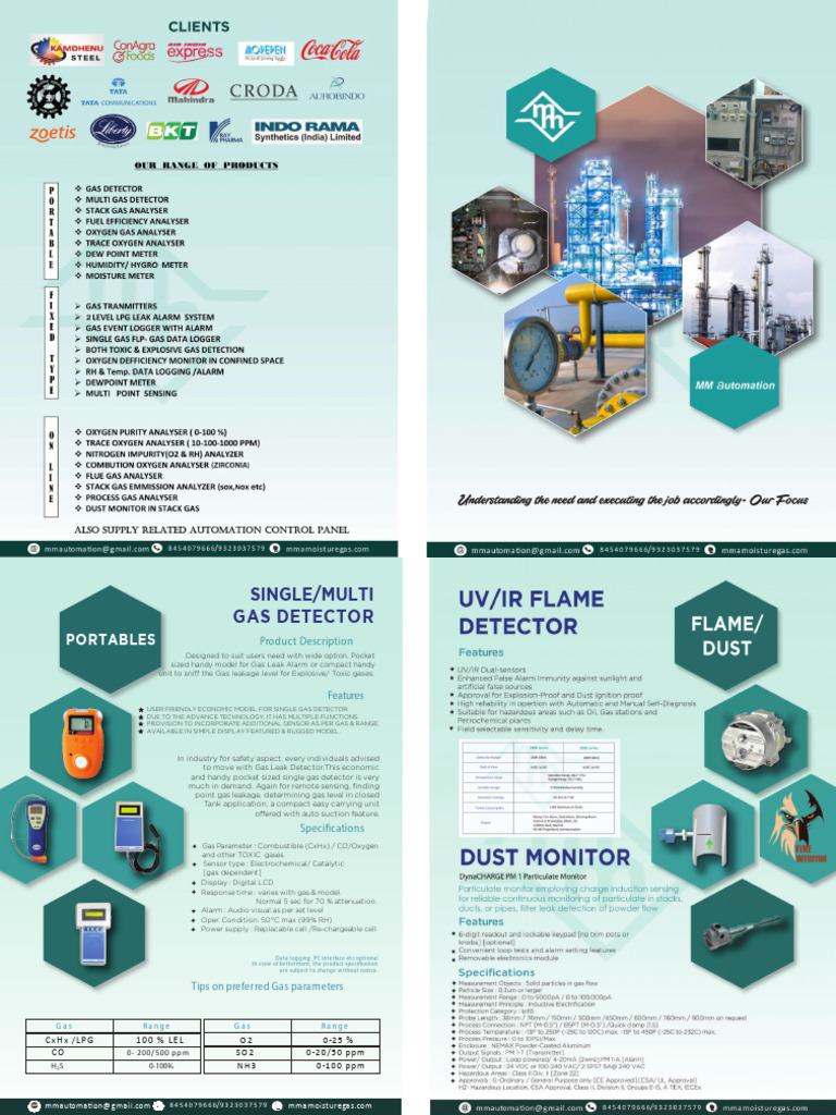 A brochure 2022 cmp | PDF | Gases | Equipment