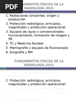 Principios de La Proteccion Radiologica | PDF | Radiación | Radiología