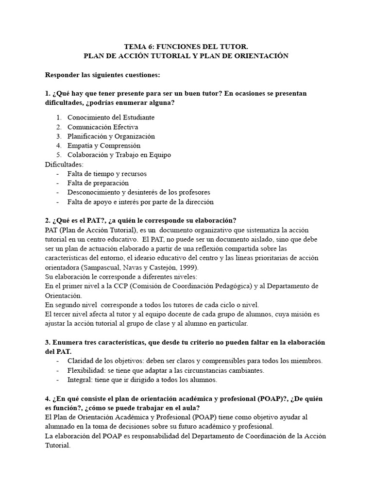 Act Tema 6 ANPE | PDF