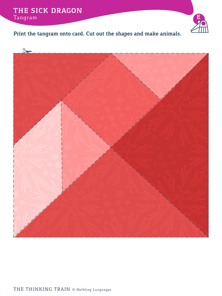 The Sick Dragon - Tangram | PDF
