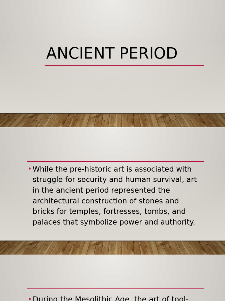 Ancient Period Presentation | PDF | Mural