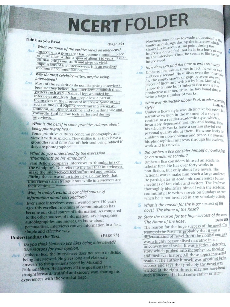 CH 7 The Interview QA | PDF