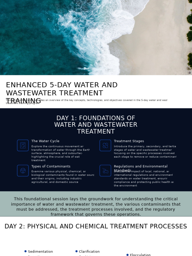 Beautiful - Ai - Enhanced 5-Day Water and Wastewater Treatment Training ...