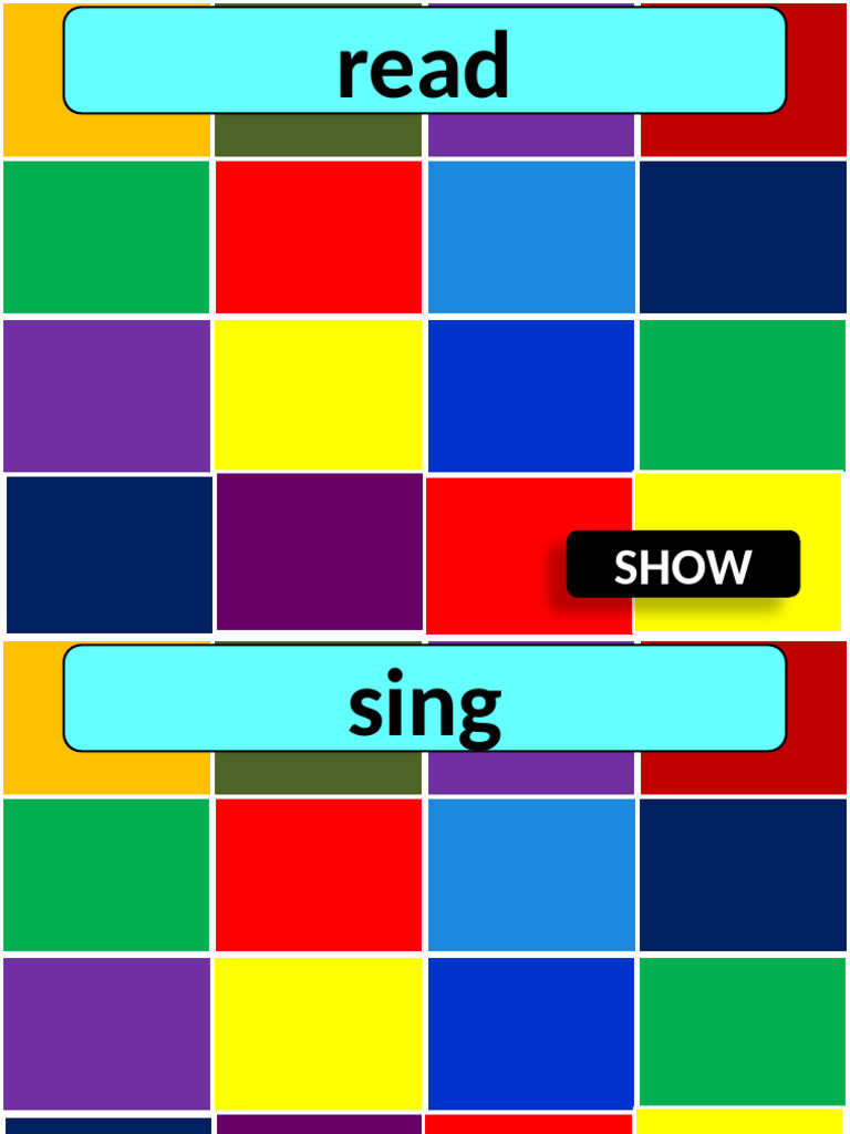 Action Verbs Hidden Picture | PDF | Language Arts & Discipline