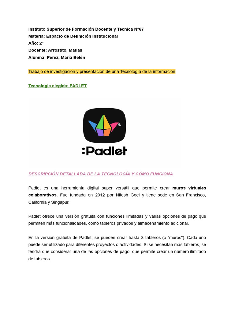 PADLET | PDF | Internet | Marketing