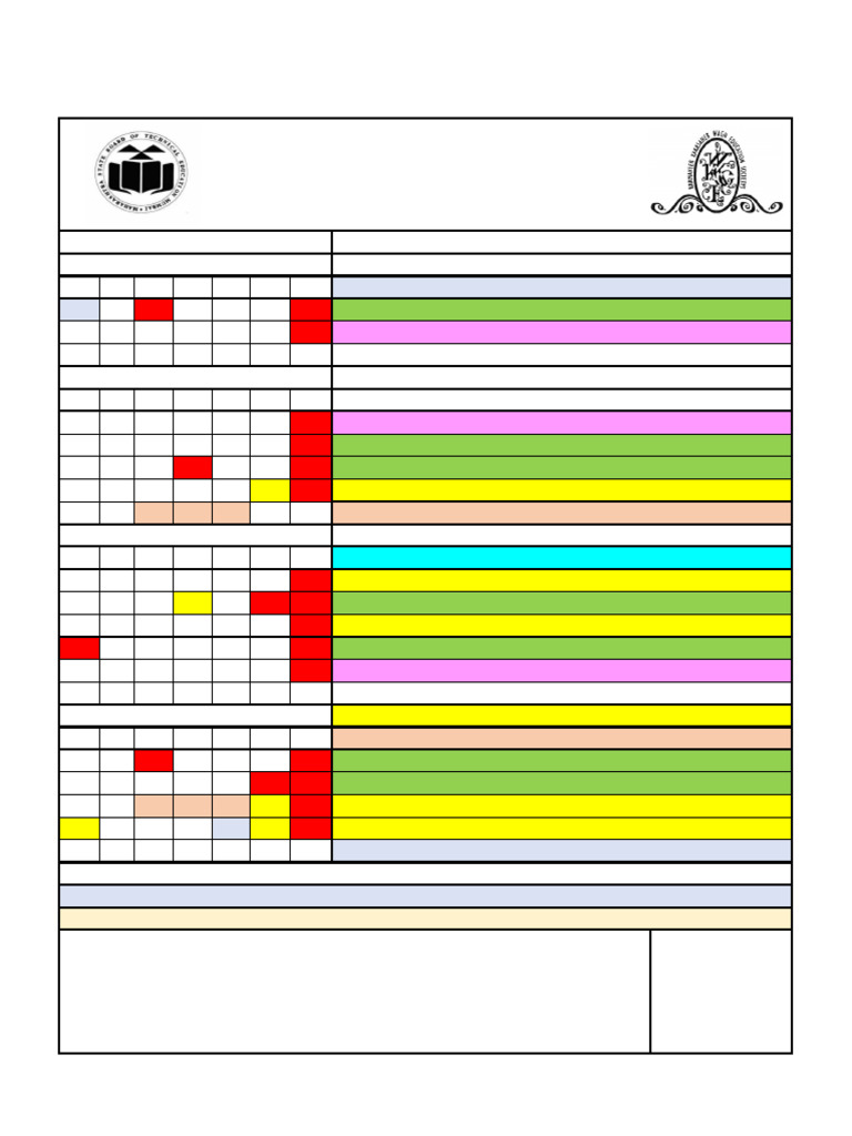 KKW Polytechnic Academic Calendar 2024-25 | PDF