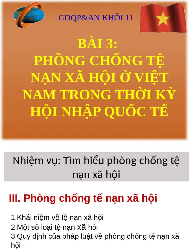 Giao Duc Quoc Phong An Ninh 11d4 Bai 3 Phong Chong Te Nan Xa Hoi o Viet Nam Trong Thoi Ki Hoi ...