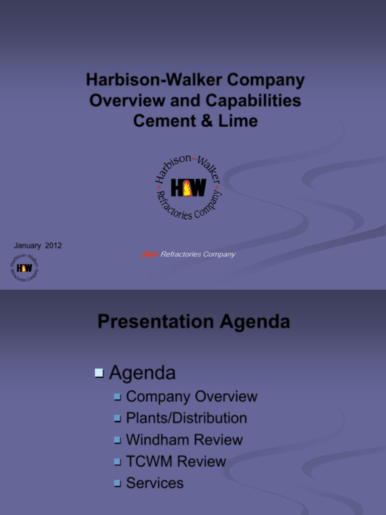 Harbison-Walker Overview: Fairfield, AL | PDF | Refractory | Materials