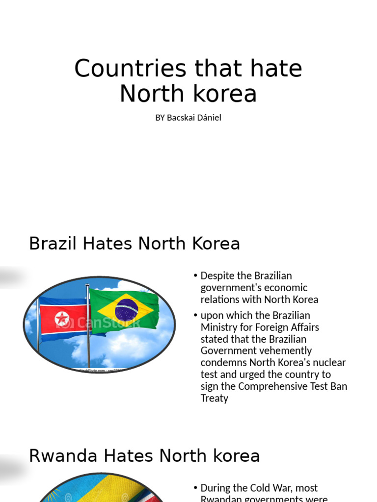 Countries Condemning North Korea | PDF
