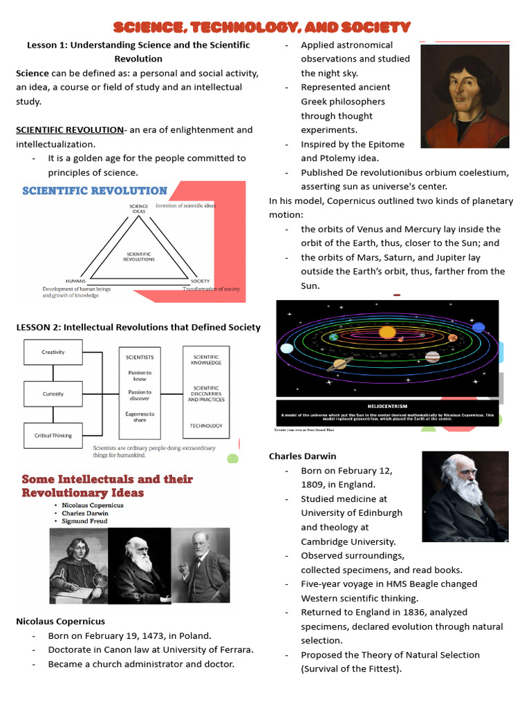 Sts Reviewer Lesson 1-3 | PDF | Nicolaus Copernicus | Science