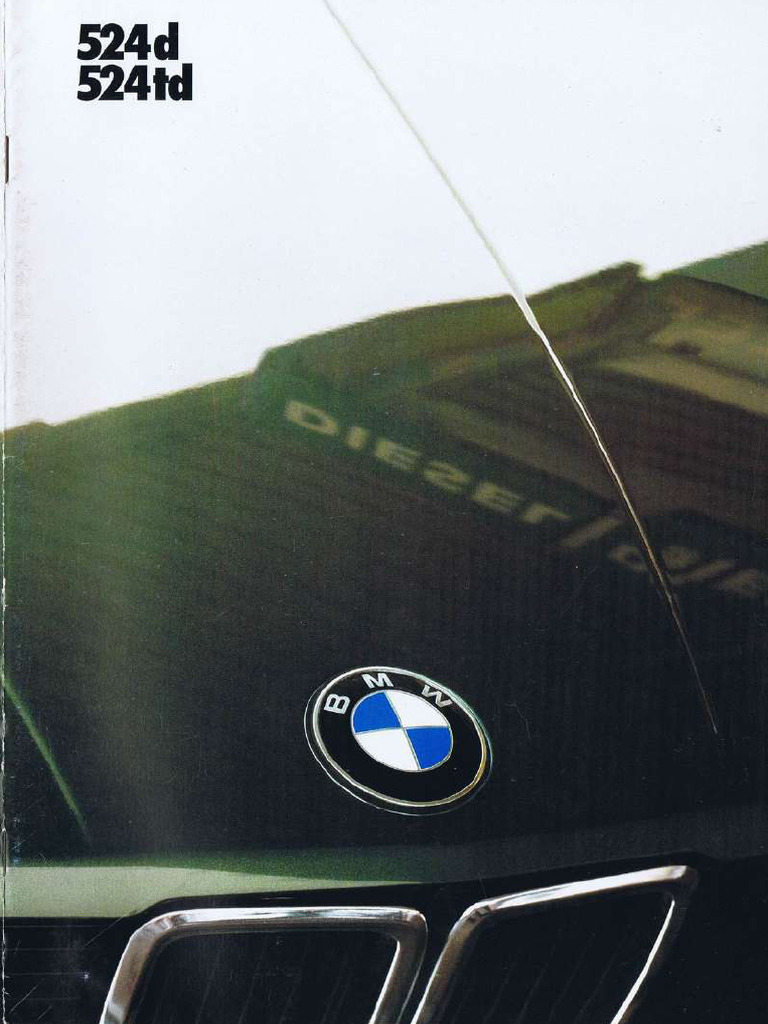 BMW Series 5 E28 524d, 524td | PDF