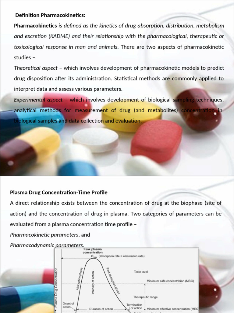 1 Basic Pharmacokinetics and Compatment Modelling | PDF | Pharmacokinetics | Enzyme Kinetics