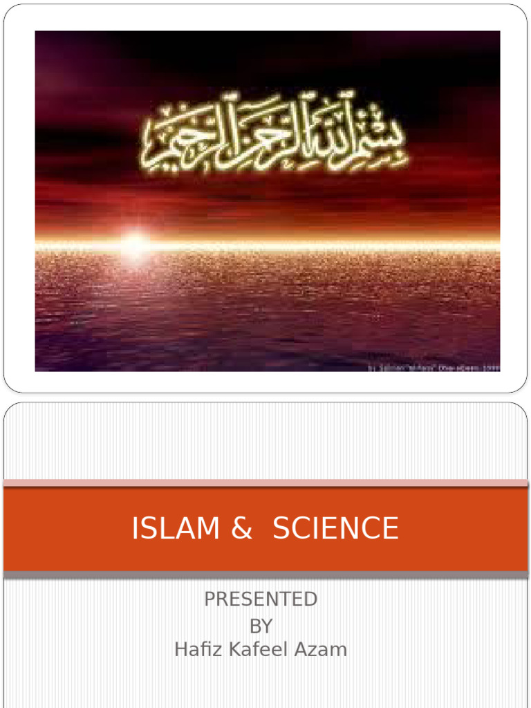Lecture 9 Islam and Science | PDF | Quran | Islam