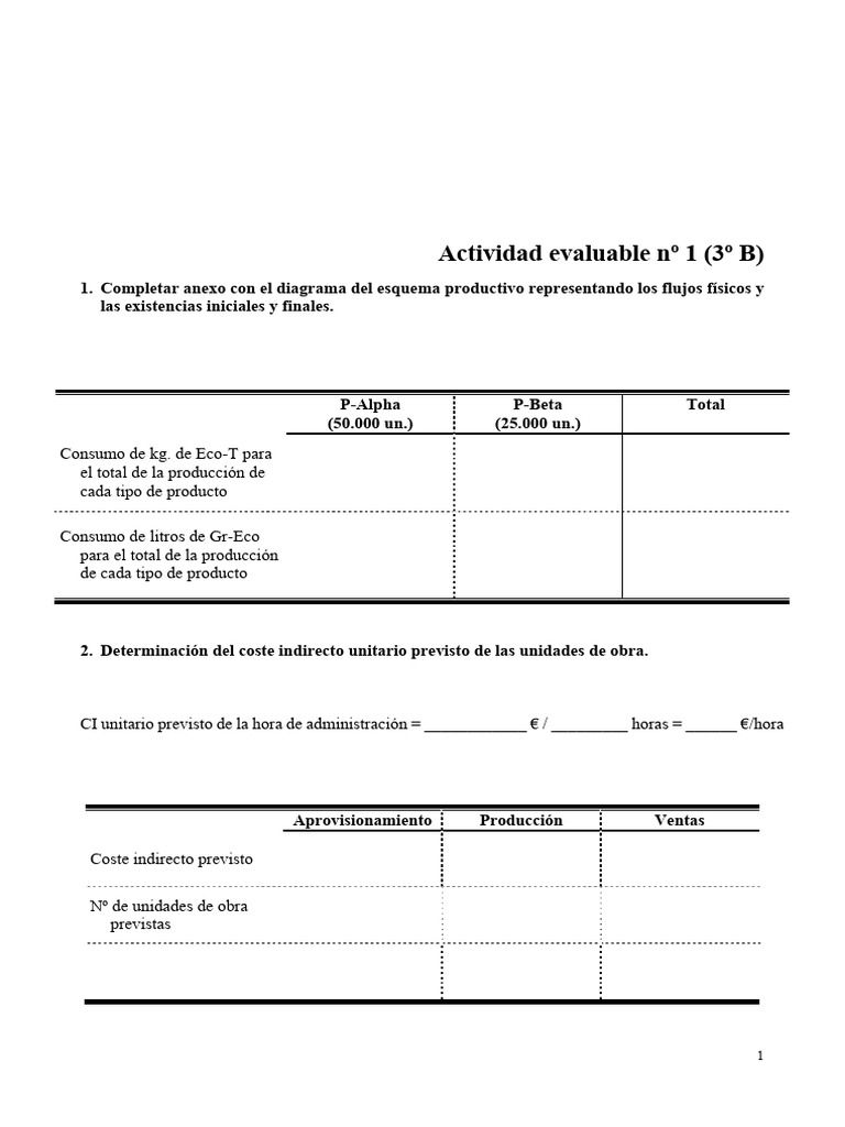 Actividad Evaluable 1 CGE I GADE (24-25) 3ÂºB - Hojas de Trabajo-2 | PDF | Contabilidad de ...