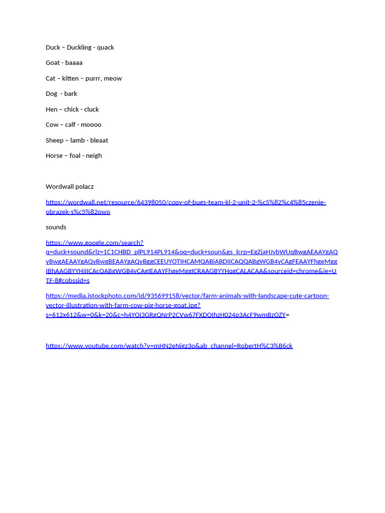 Zwierzéta Gospodarskie | PDF