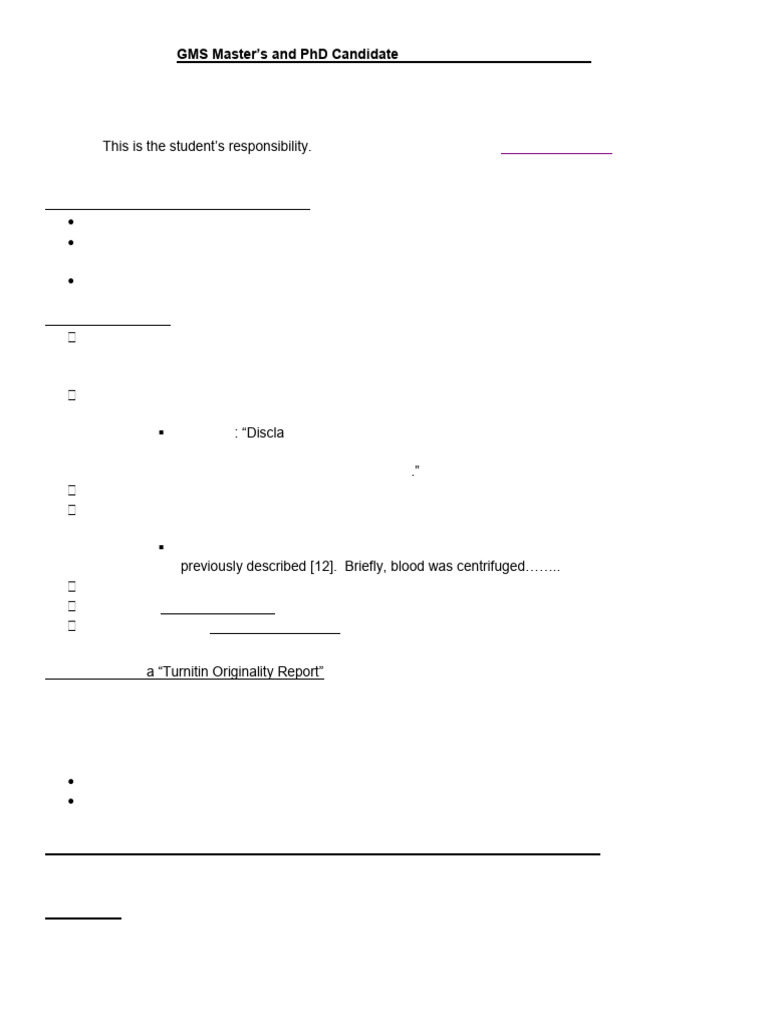 Guidelines For Using Turnitin - 2020 FINAL | PDF | Turnitin | Thesis