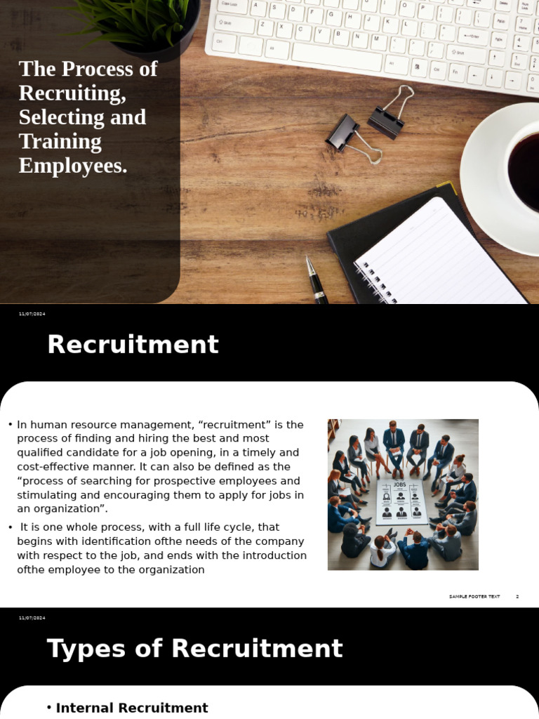 The Process of Recruiting J Selecting J and Training Employees | PDF ...