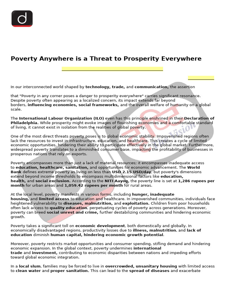 poverty | PDF | Poverty | Poverty & Homelessness