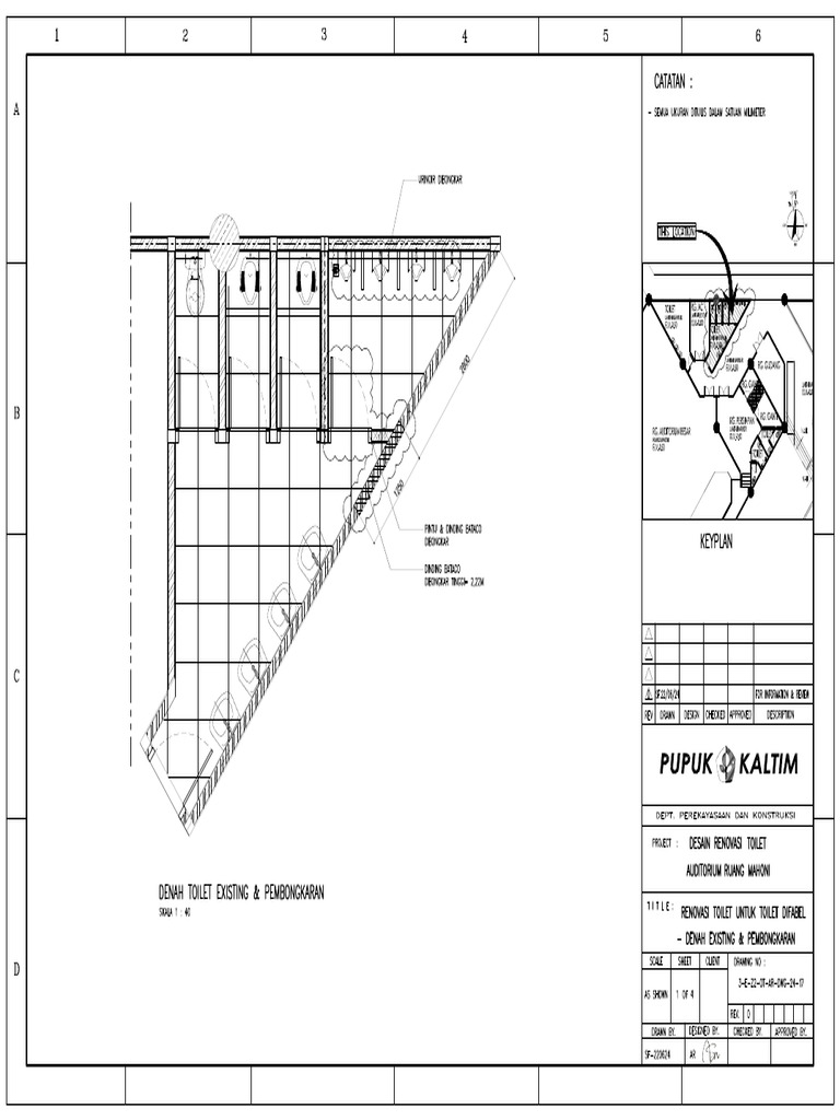 3 e z2 Ot Ar DWG 24 17 Toilet Auditorium R.mahoni - 250624 | PDF