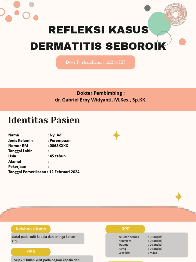 Dermatitis Seboroik | PDF