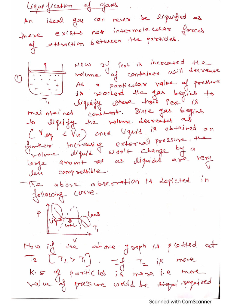 Liquification of Gases Theory | PDF