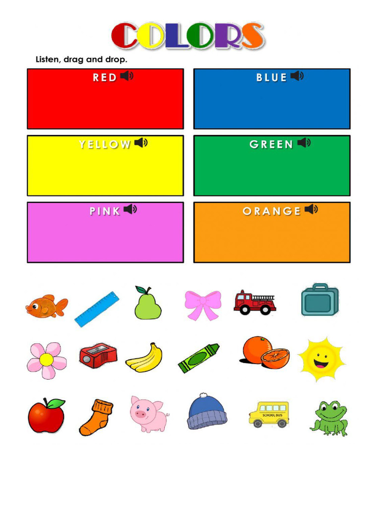 Colors Object Hunting | PDF