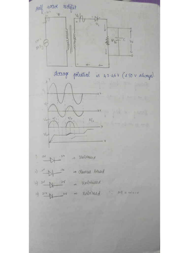 Rectifier and Zener Diaode As Voltage Regulator | PDF