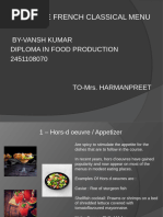 17-Course French Menu Guide | PDF | Hors D'oeuvre | Soup