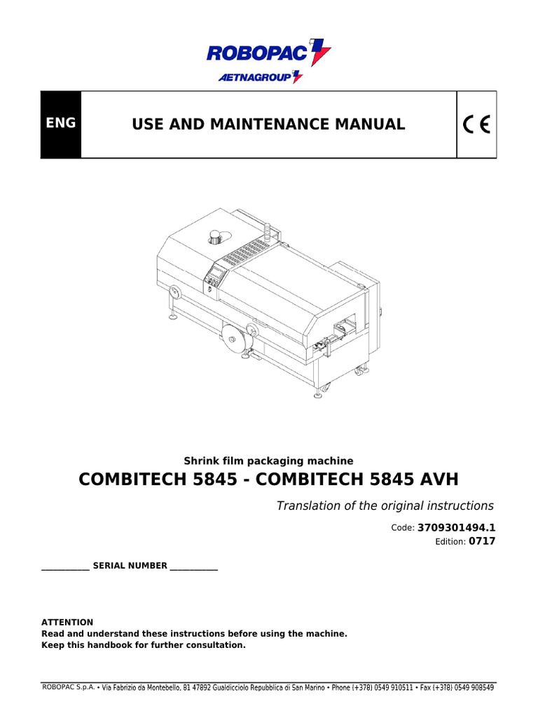 Combitech User Manual | PDF | Safety | Hazards