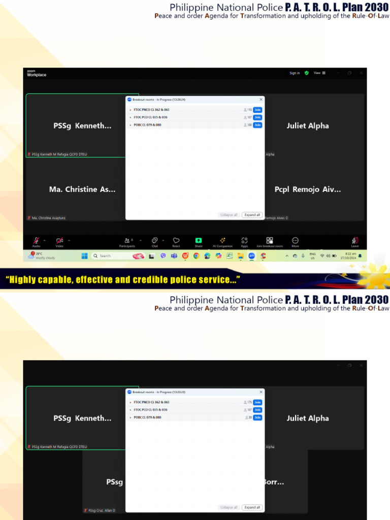 Pgs and PNP Patrol Plan 2030 Ftoc Oct 17, 2024 | PDF | Governance ...