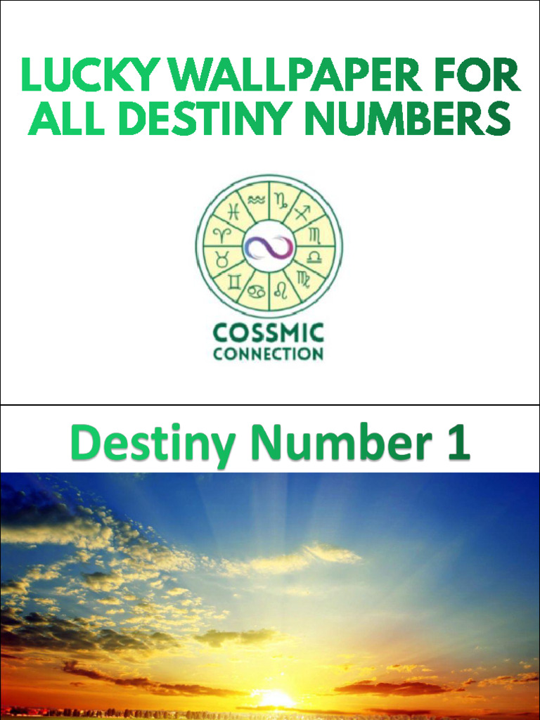 Lucky Wallpaper For All Destiny Numbers | PDF