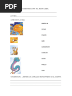 Secuencia El Patito Feo | PDF | El patito feo | Escritura