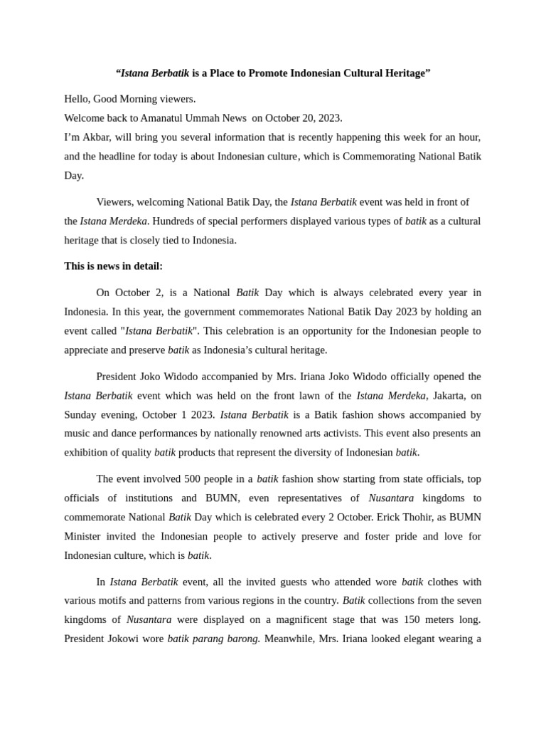 News Anchor Script Akbar And Fabbyan Pdf Indonesia