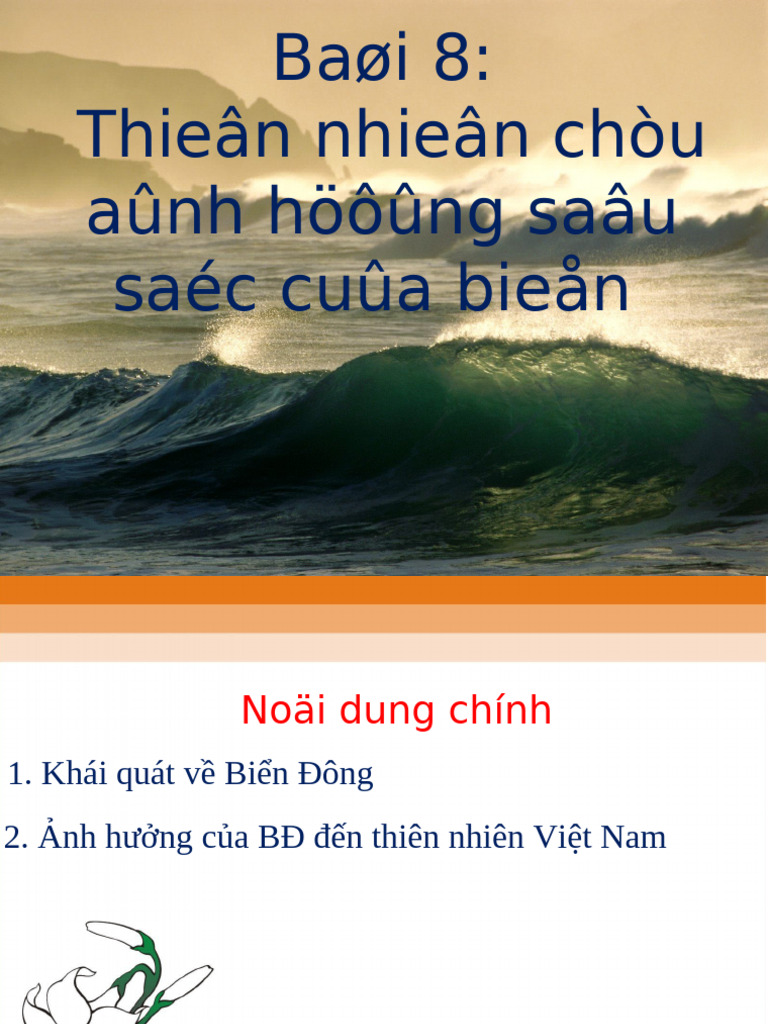 DL12 - Bai 8 Thien Nhien Chiu Anh Huong Sau Sac Cua Bien | PDF