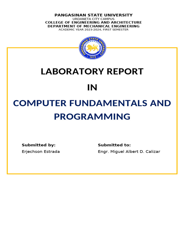 Laboratory-Report 15 | PDF