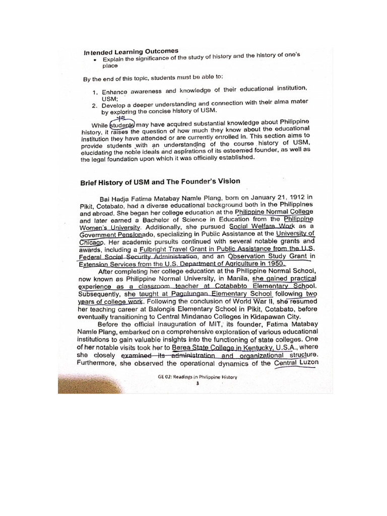 Brief History of USM | PDF
