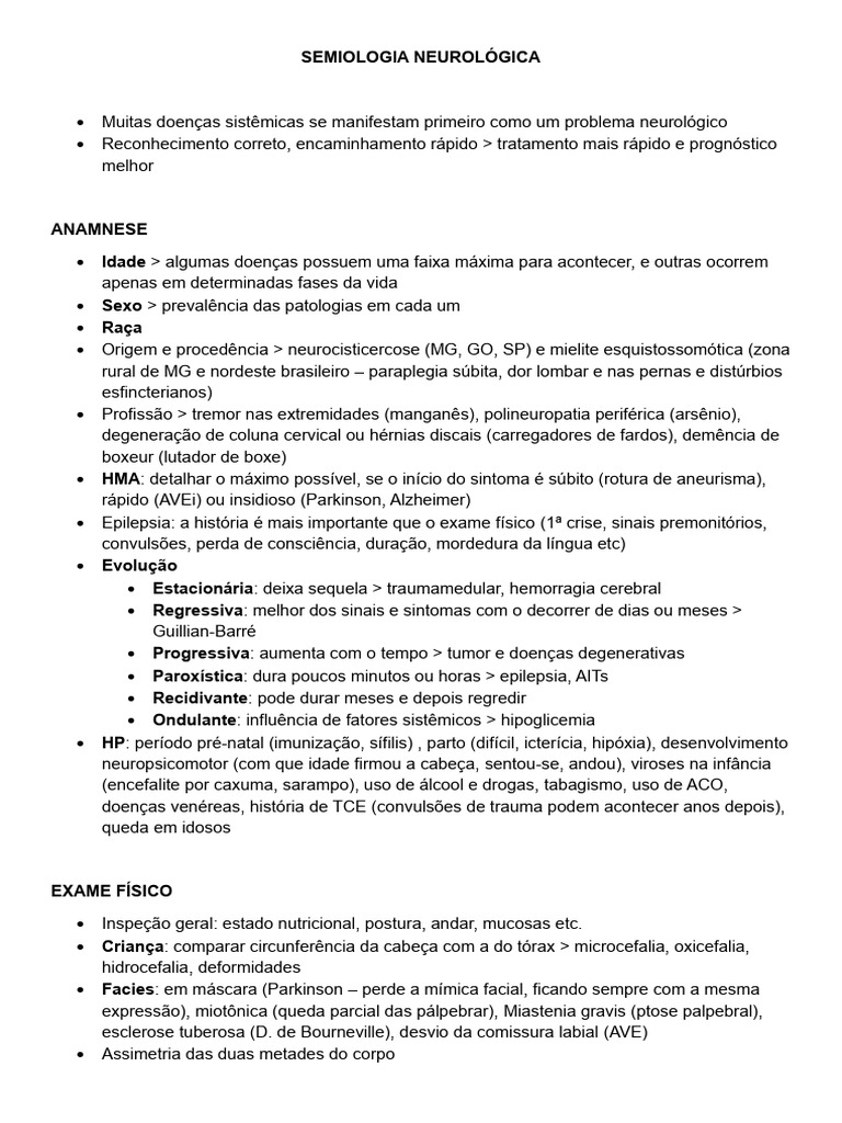 SEMIOLOGIA NEUROLÓGICA | PDF | Sistema visual | Coma