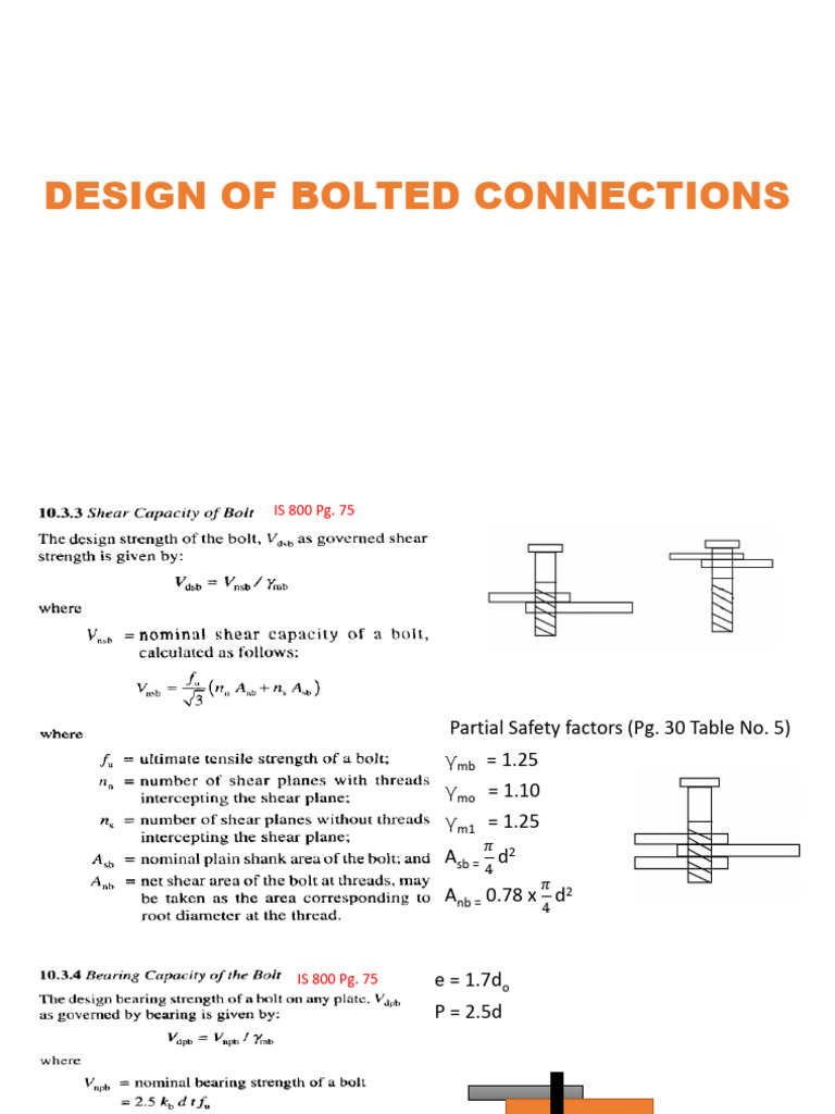 Bolted Connection Design | PDF | Mechanical Engineering | Structural ...