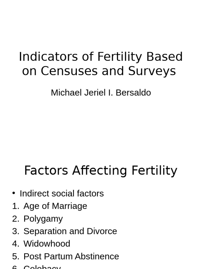 Share Indicators-of-Fertility-Based-on-Censuses-and-Surveys | PDF ...