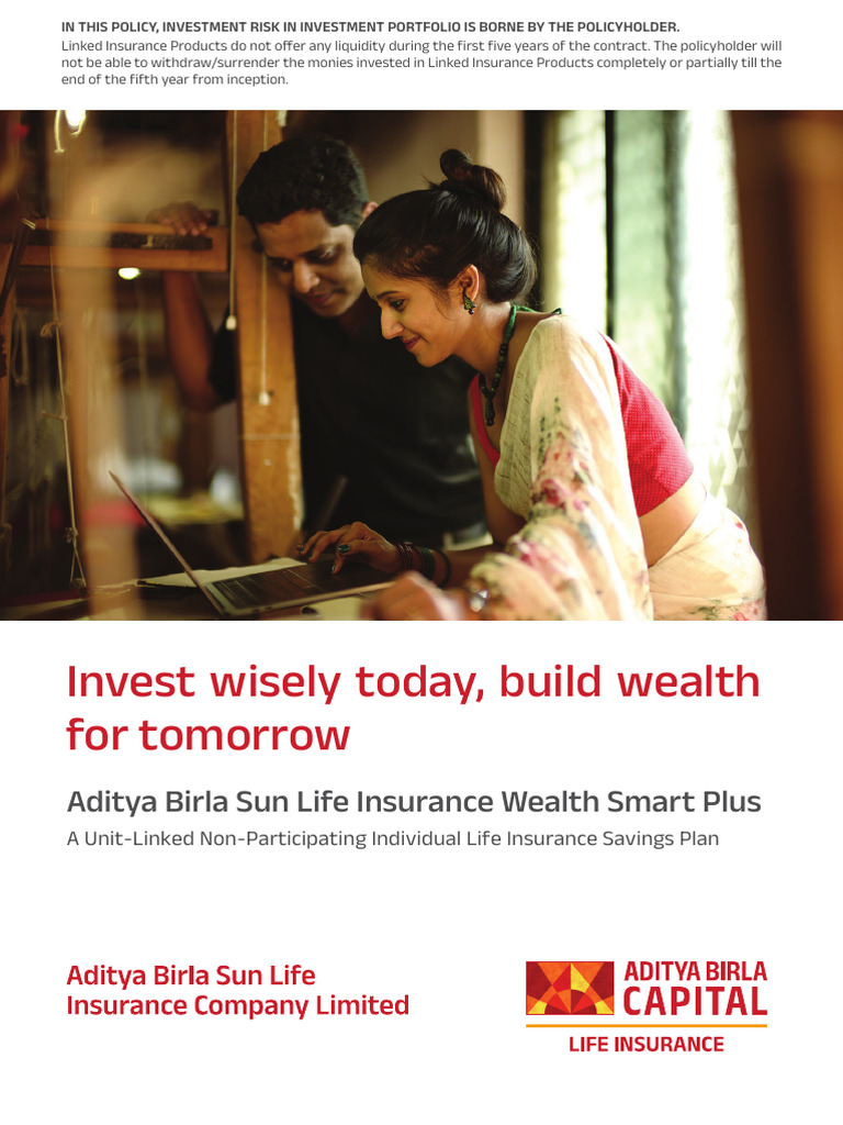 ABSLI Wealth Smart Plus V02 Brochure | PDF | Insurance | Investment Fund