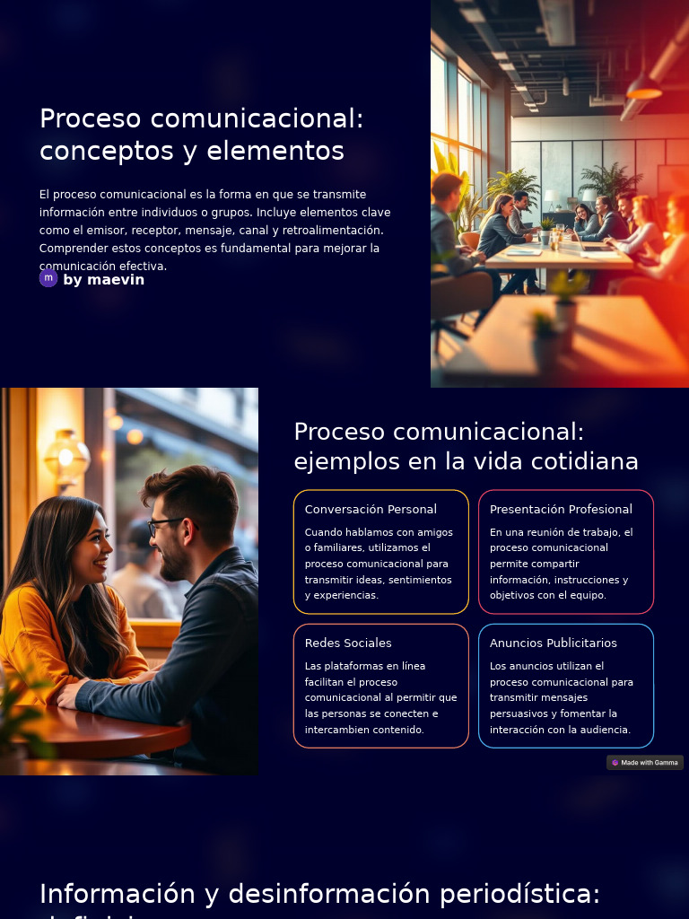 Proceso Comunicacional Conceptos y Elementos | PDF | Comunicación ...